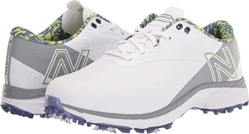 New Balance Men's Fresh Foam X Defender Golf Shoes - Spiked - White ...