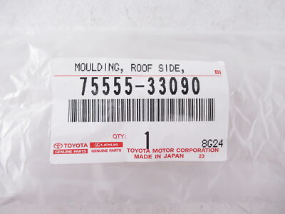 Genuine OEM Toyota 75555-33090 Passenger Right Roof Side Molding 18-20 ...