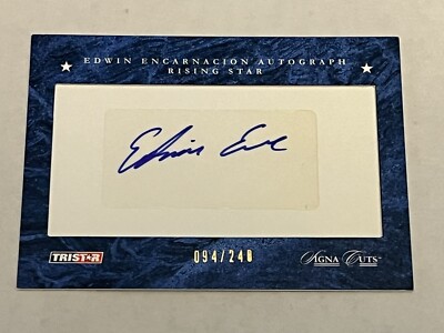 Edwin Encarnacion 2008 TriStar Signa Cuts Autograph Auto SP /240 ...