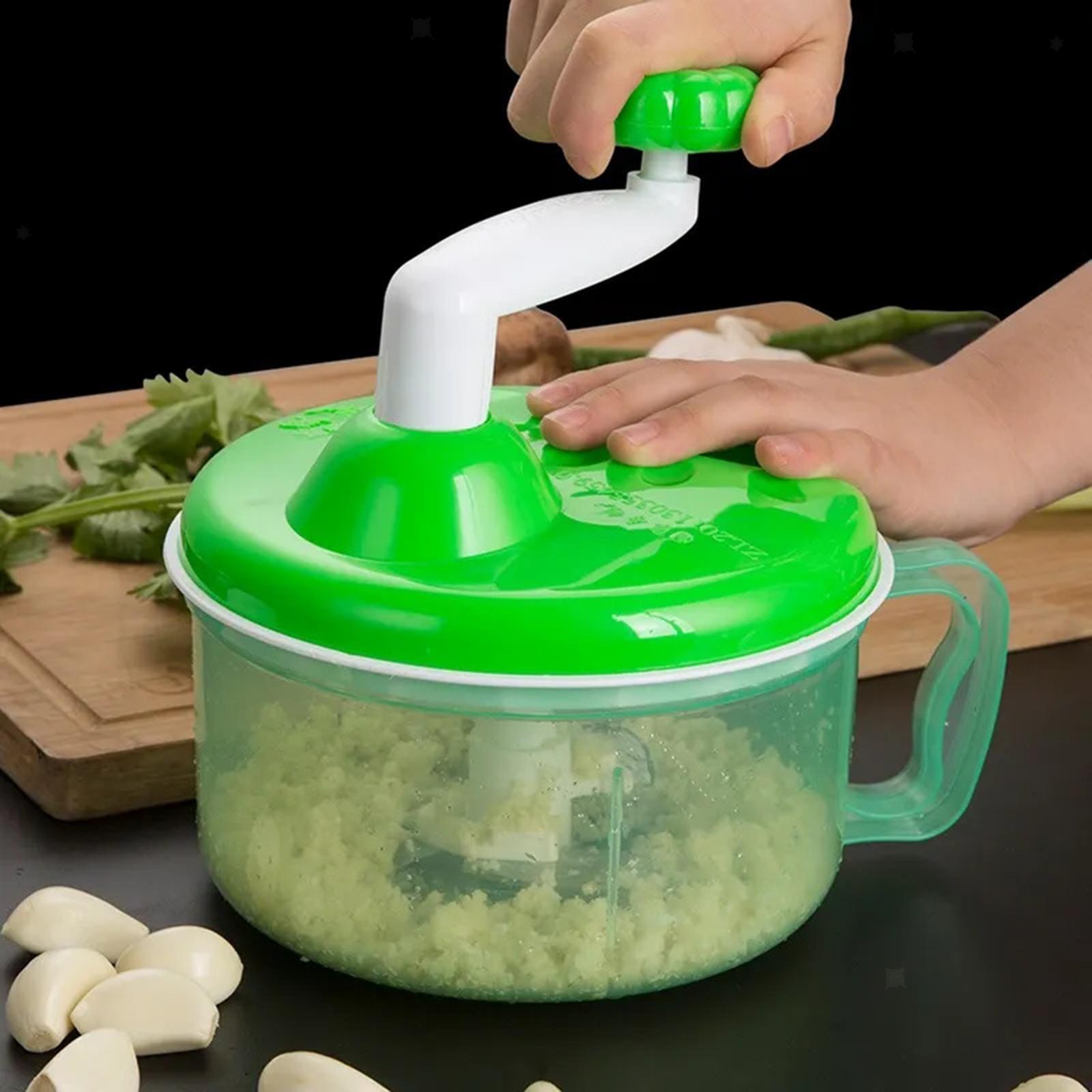 Efficient Manual Food Processor for Quick Vegetable Grinding | eBay