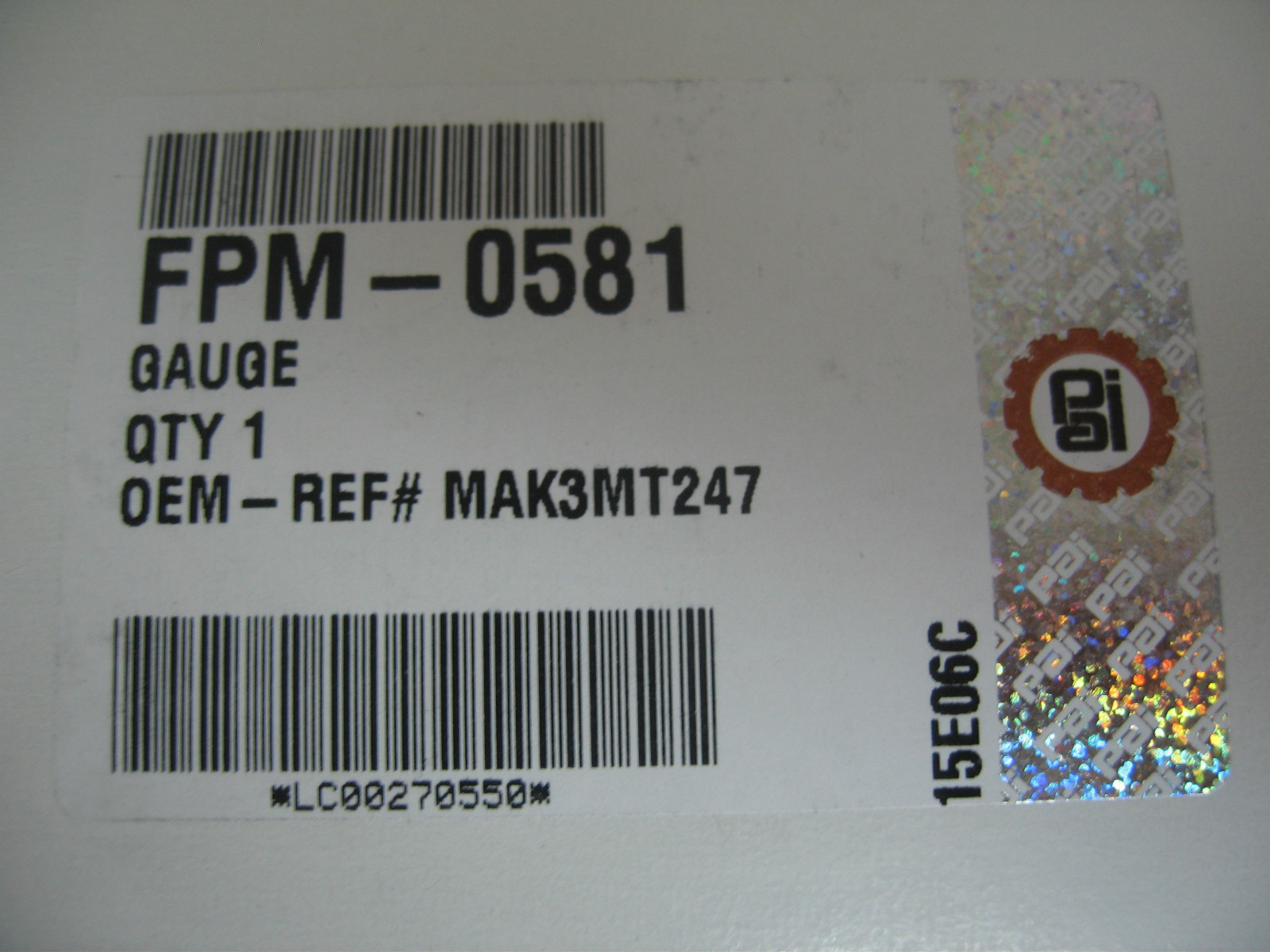 Electrical Pyrometer Gauge Kit PAI FPM-0581 Ref# Mack 3MT247 3MT241 2-1 ...