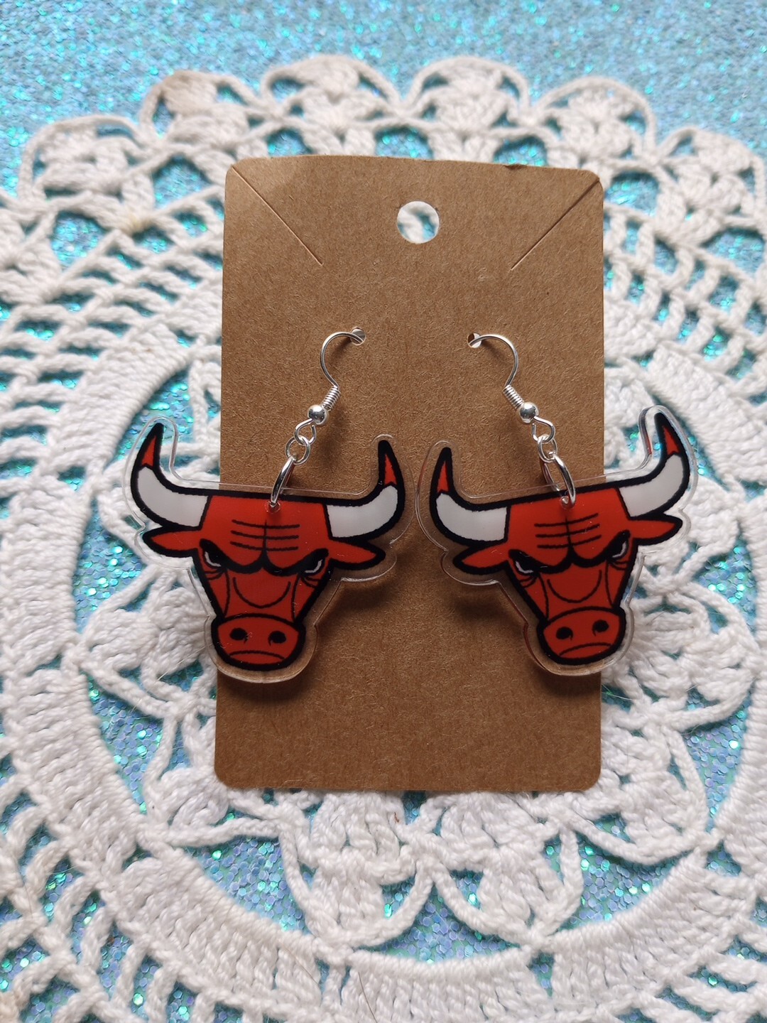 Chicago Bulls Earrings, Sports Earrings | eBay