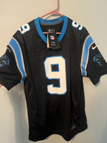 🔥Young #9 Carolina Panthers Authentic Vapor FUSE Jersey black- New With ...