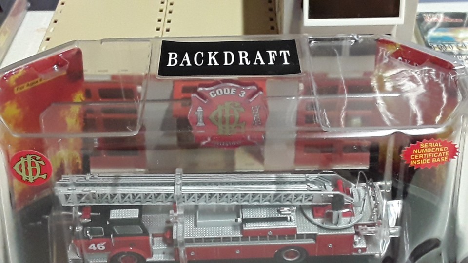 Code 3 BACKDRAFT Chicago, IL 1972 Mack CF Rear Mount Ladder L-46 #12495 ...