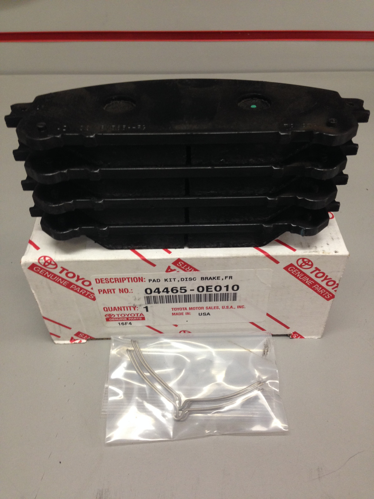 2011-2020 SIENNA Front Brake Pads Genuine Toyota OEM 04465-0E010 | eBay