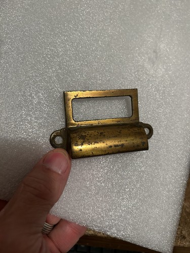 APOTHECARY LIBRARY FILE CABINET DRAWER PLATED CAST IRON BIN PULL HANDLE ...