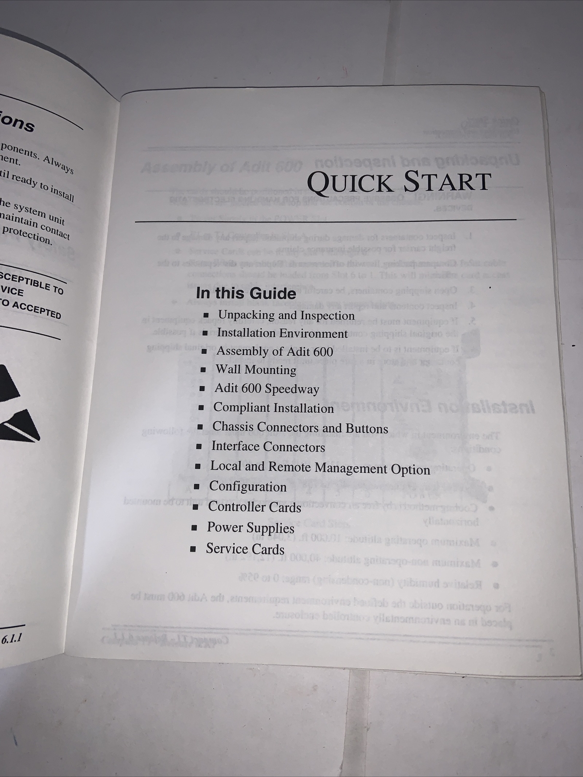 carrier access adit 600 Original quick start guide | eBay