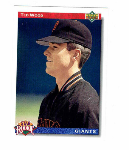 Ted Wood San Francisco Giants OF Star Rookie #12 Upper Deck 1992 # ...