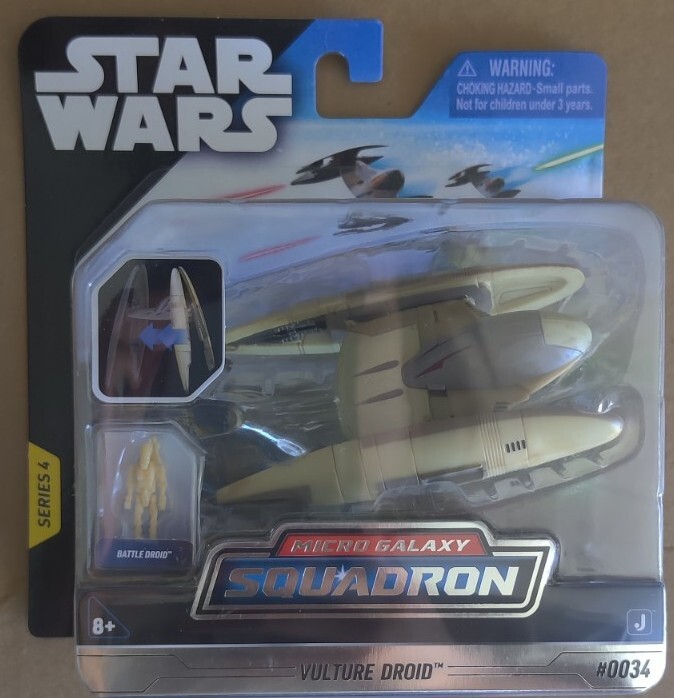 STAR WARS Micro Galaxy Squadron Series 4 Vulture Droid Light Armor ...