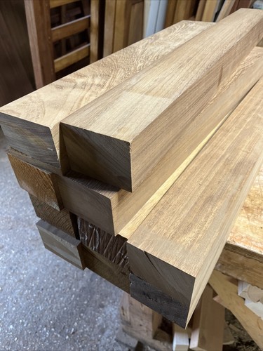 IROKO HARDWOOD TIMBER - BUNDLE OF X4 (AFRICAN TEAK) 70mm x 94mm x 400mm ...