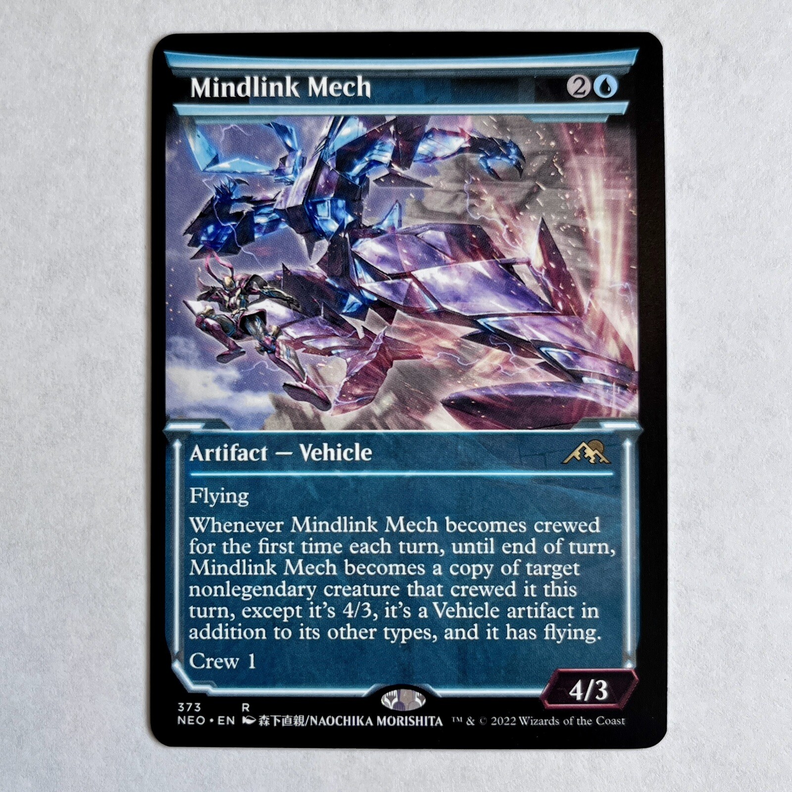 Mindlink Mech SHOWCASE Regular Rare Kamigawa: Neon Dynasty MTG NM Pack ...