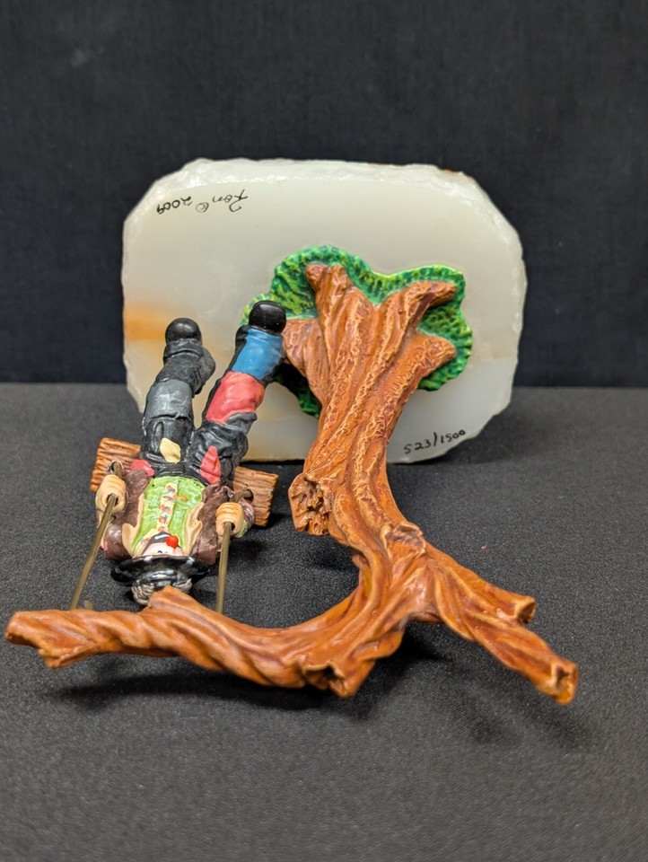 2009 Ron Lee Emmett Kelly Jr Clown "Sunday Afternoon" Tree Swing 523/ ...
