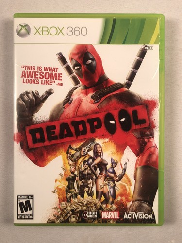 Deadpool Microsoft Xbox 360 2013 Game Disc With Original Case and ...