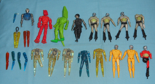 vintage Mego MICRONAUTS BODY PARTS LOT Pharoid Time Traveler Galactic ...