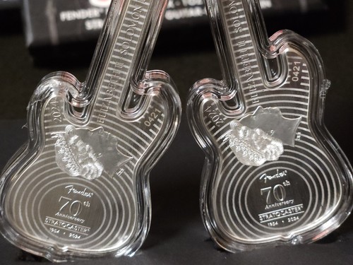 Lot of 2 - 2024 1 oz Silver - Fender 70th Matched Set Stratocaster ...