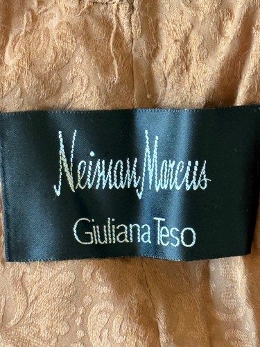 Giuliana Teso Neiman Marcus Mink Coat 44 L XL XXL Hook Eye Closure FREE ...
