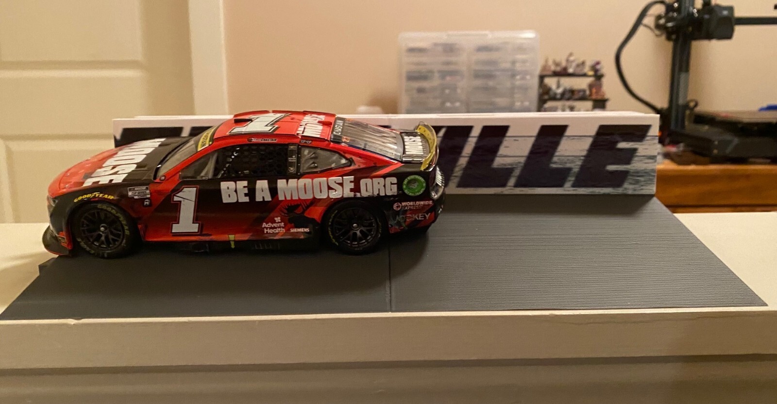 Nascar Cup Series Ross Chastain Wall Ride Die Cast Display 1/24 ...
