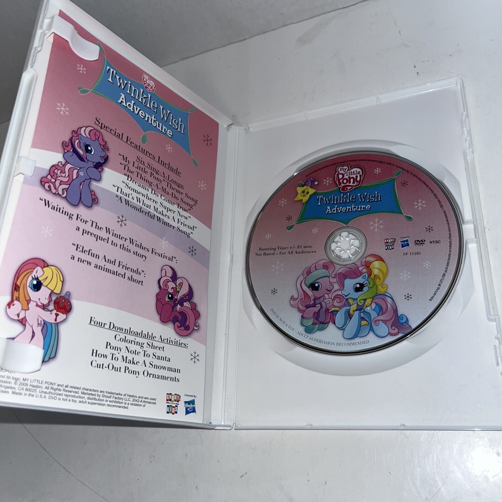 My Little Pony DVD’s Lot of 2 ,Princess Promenade,twinkle Wish,mint ...