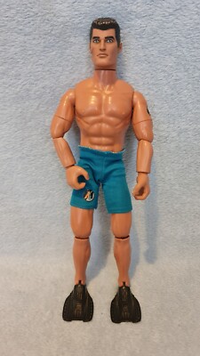 Vintage 1992 Action Man figure with Flippers and Swim Shorts - Hasbro ...