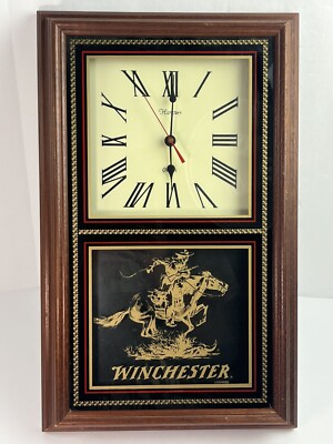 Vintage Hanover Winchester Quartz Wall Clock 19.5”x12” w/ Papers NOT ...