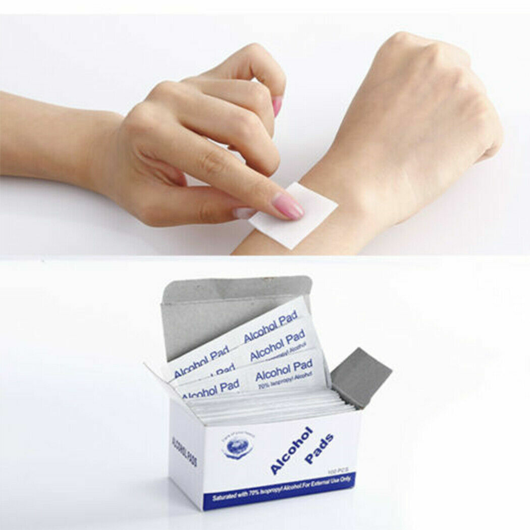 500X Medi Alcohol Pads Wipes Swabs Sterile 75% Alcohol Skin Swab Prep ...