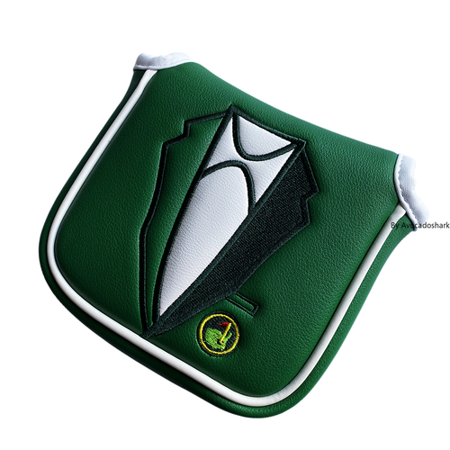 Premium Green Golf Square Mallet Putter Head Cover Headcover Magnetic ...