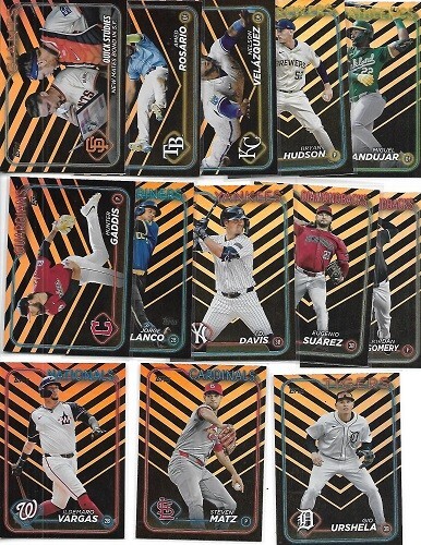 13 CARD LOT OF 2024 TOPPS UPDATE HOLIDAY PARALLEL BASEBALL CARDS | eBay