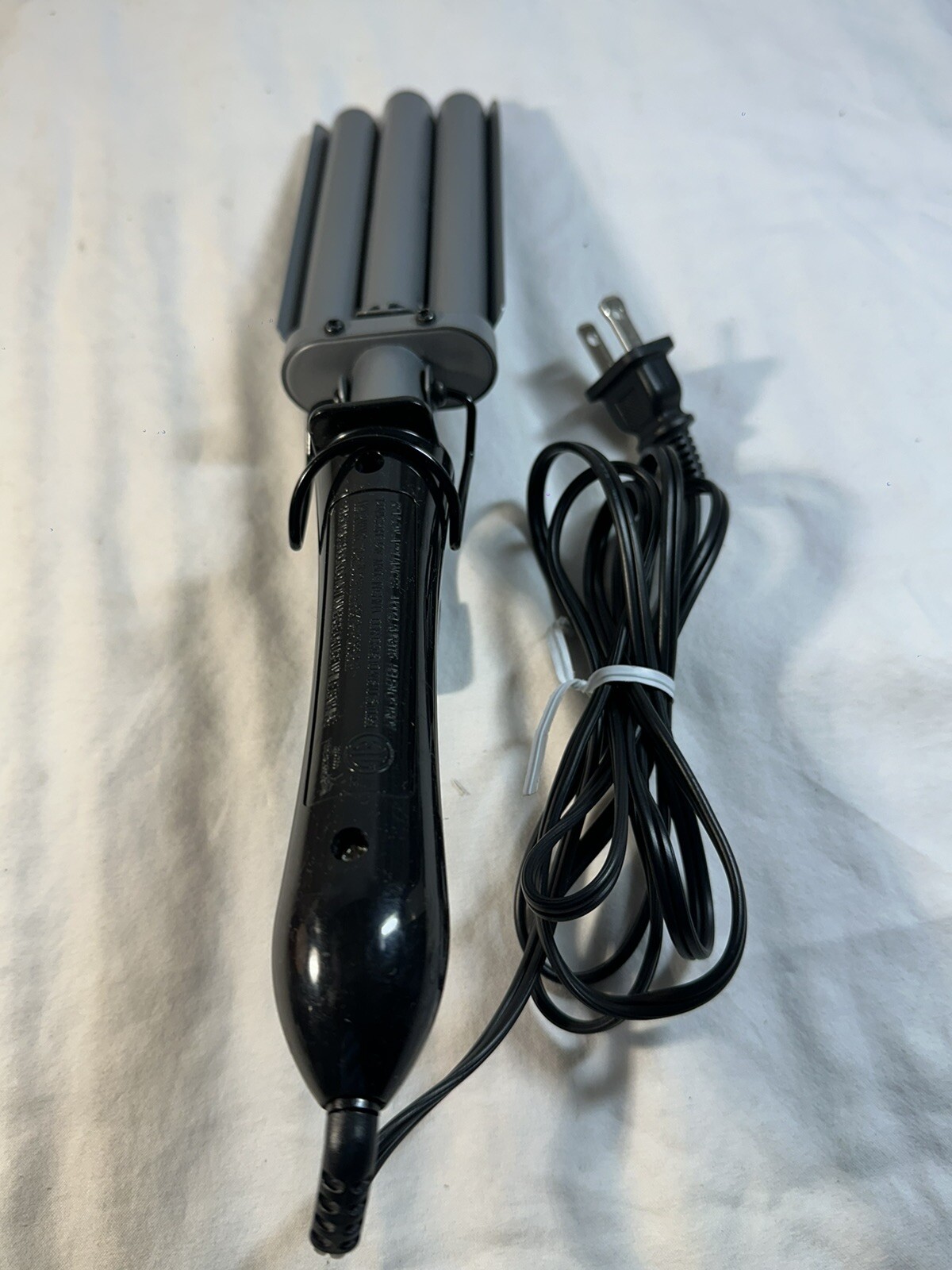 Revlon Tourmaline Ceramic Crimper Beach Waver RVIR3005 3 Barrel | eBay