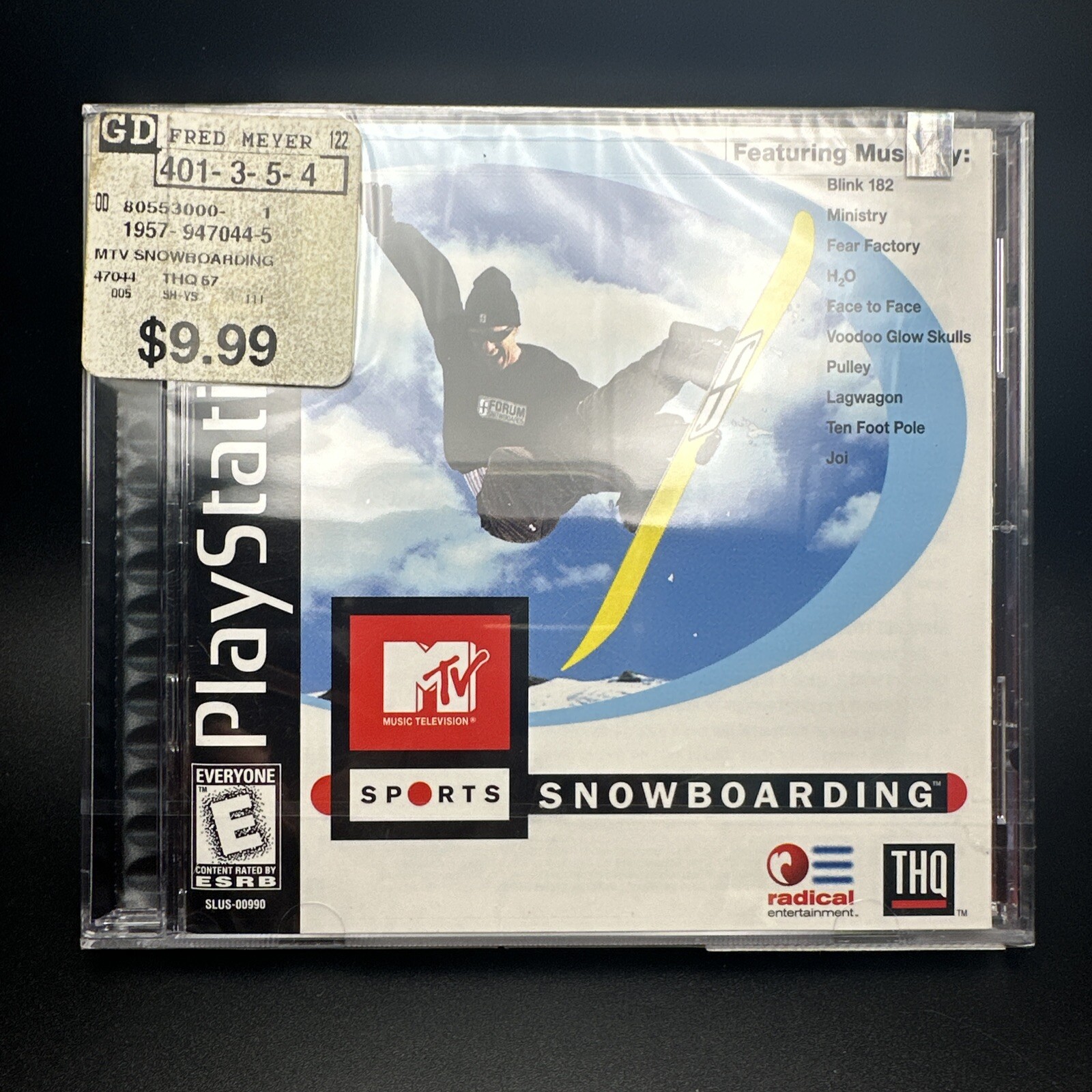 MTV Sports: Snowboarding (Sony PlayStation 1, 1999) brand, new factory ...