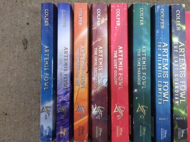 Artemis Fowl Complete Series 1-8 Set Colfer 1 2 3 4 5 6 7 8 PB Lot ...