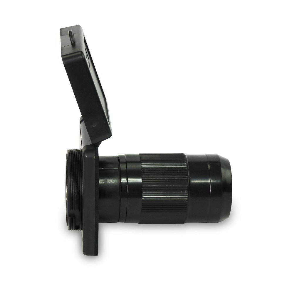 RV Power Inlet 50 Amp 125/250V Marine Twist Easy Lock Power Inlet Black ...