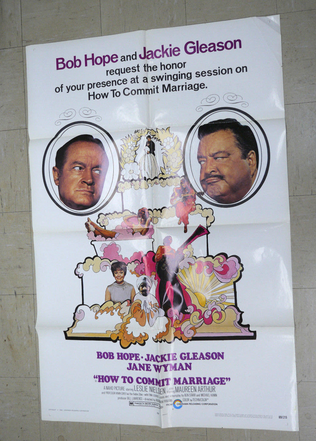 How to Commit Marriage One Sheet Movie Poster 1969 | eBay