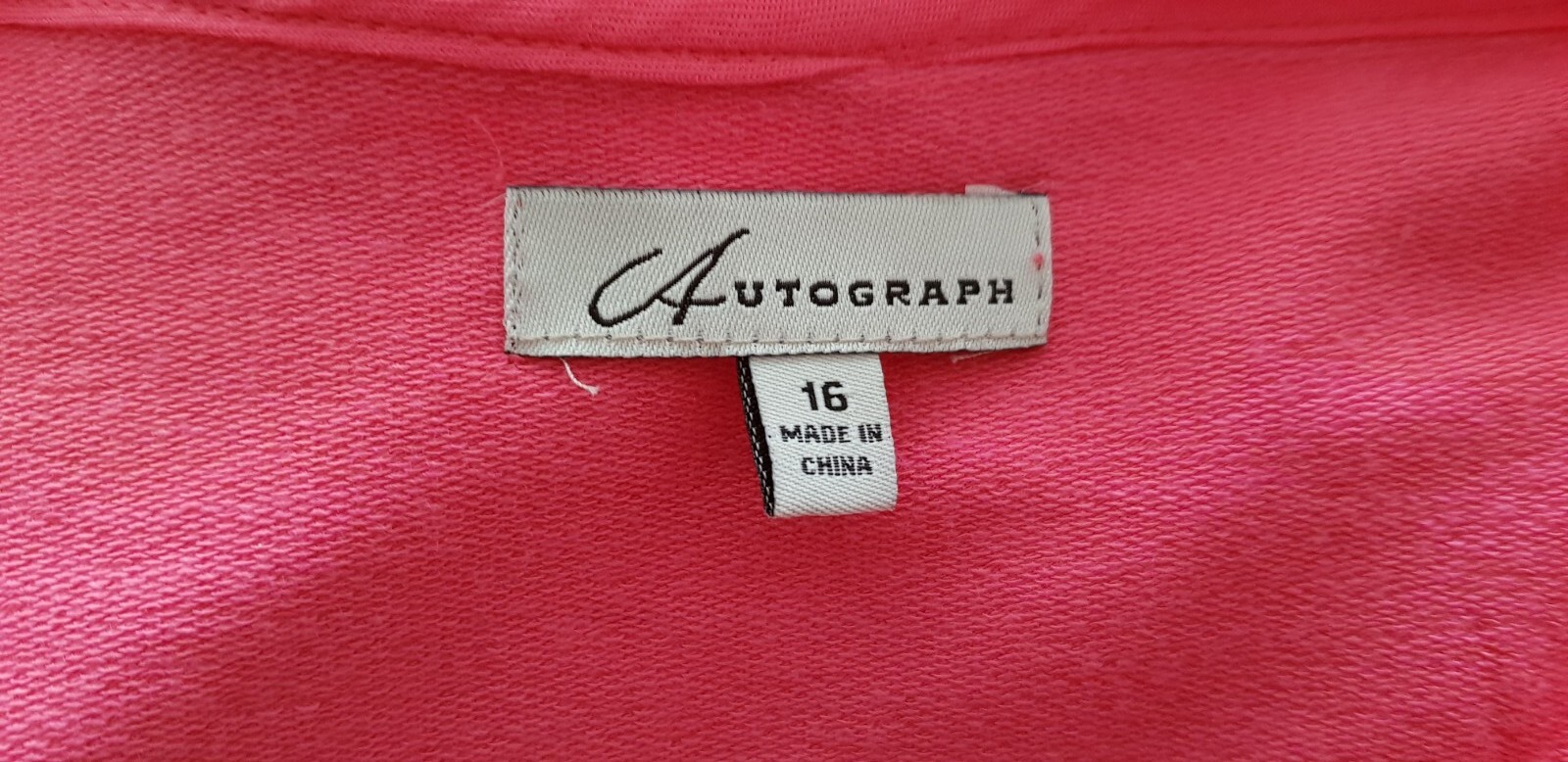 LADIES *PINK *AUTOGRAPH **DRAPE JACKET*LACE UP BACK*SIZE 16* *PRELOVED ...