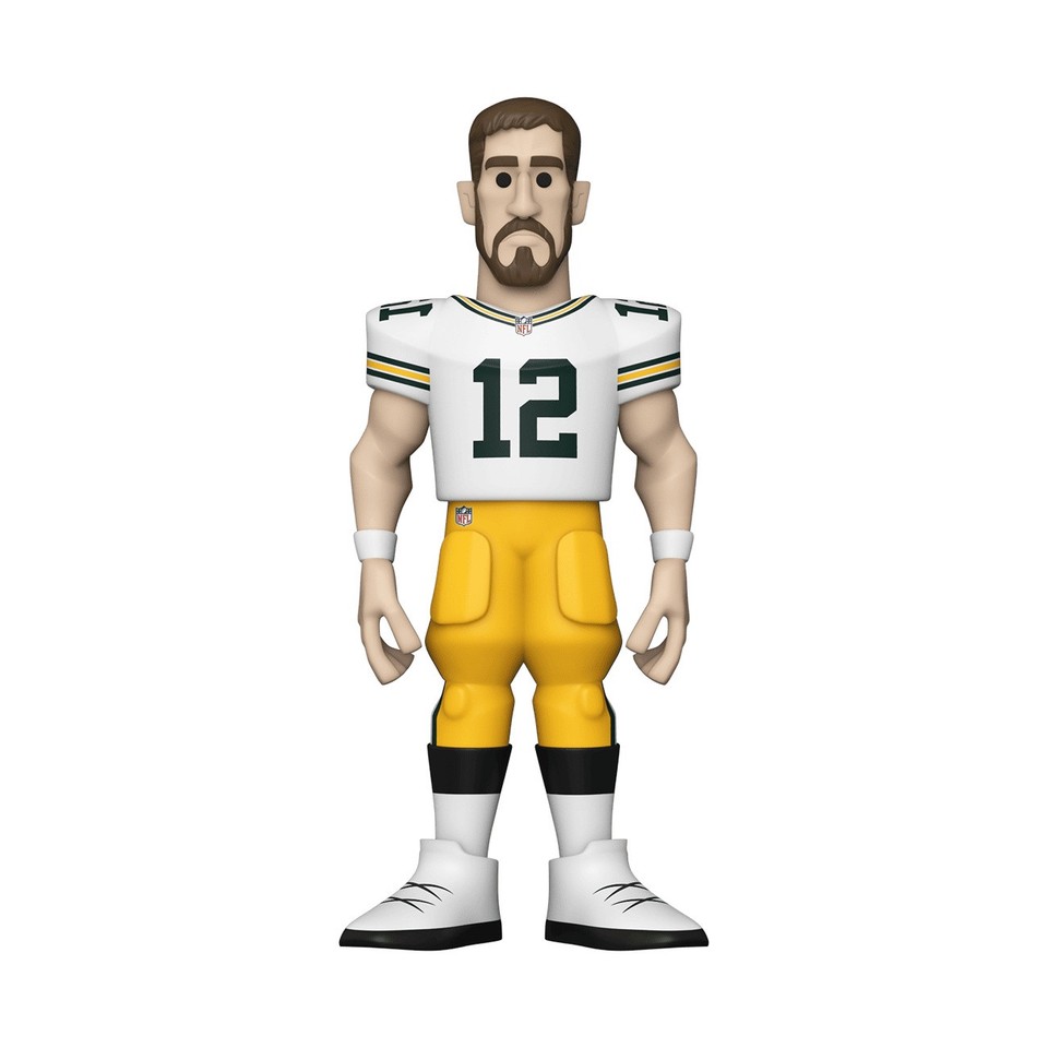 Funko GOLD Green Bay Packers Aaron Rodgers Figura Premium CHASE VARIANT ...
