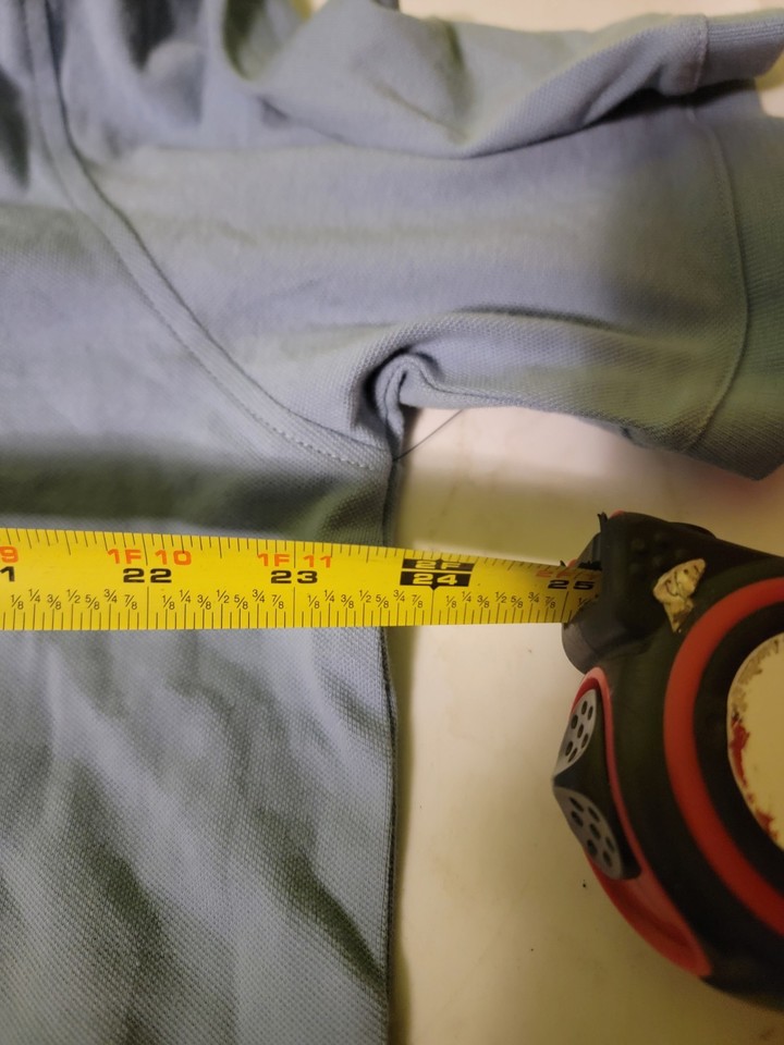 George Brand Golf Polo Shirt Mens Shirt Sleeve Light Carolina Blue Size ...