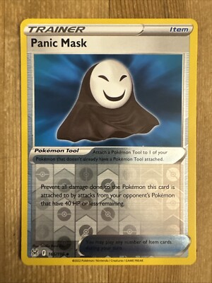 Panic Mask Reverse Holo Trainer - 165/196 - Pokémon Lost Origins - NM ...
