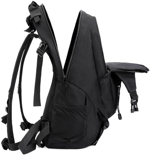 Hunting Backpack 30L Outdoor Waterproof Camo Hunting Pack Black | eBay