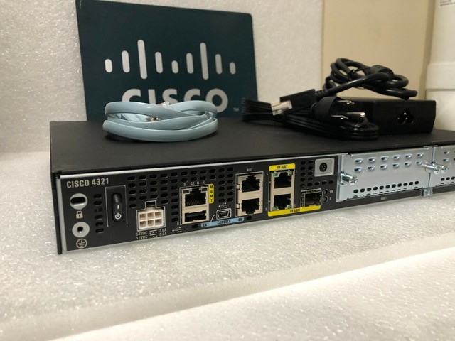 CISCO ISR4321/K9 Gigabit Router ISR4321 ISR4321-K9 ios-16.9.6 *READ ...