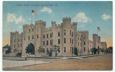 Illinois State Arsenal - Springfield IL Postcard | eBay