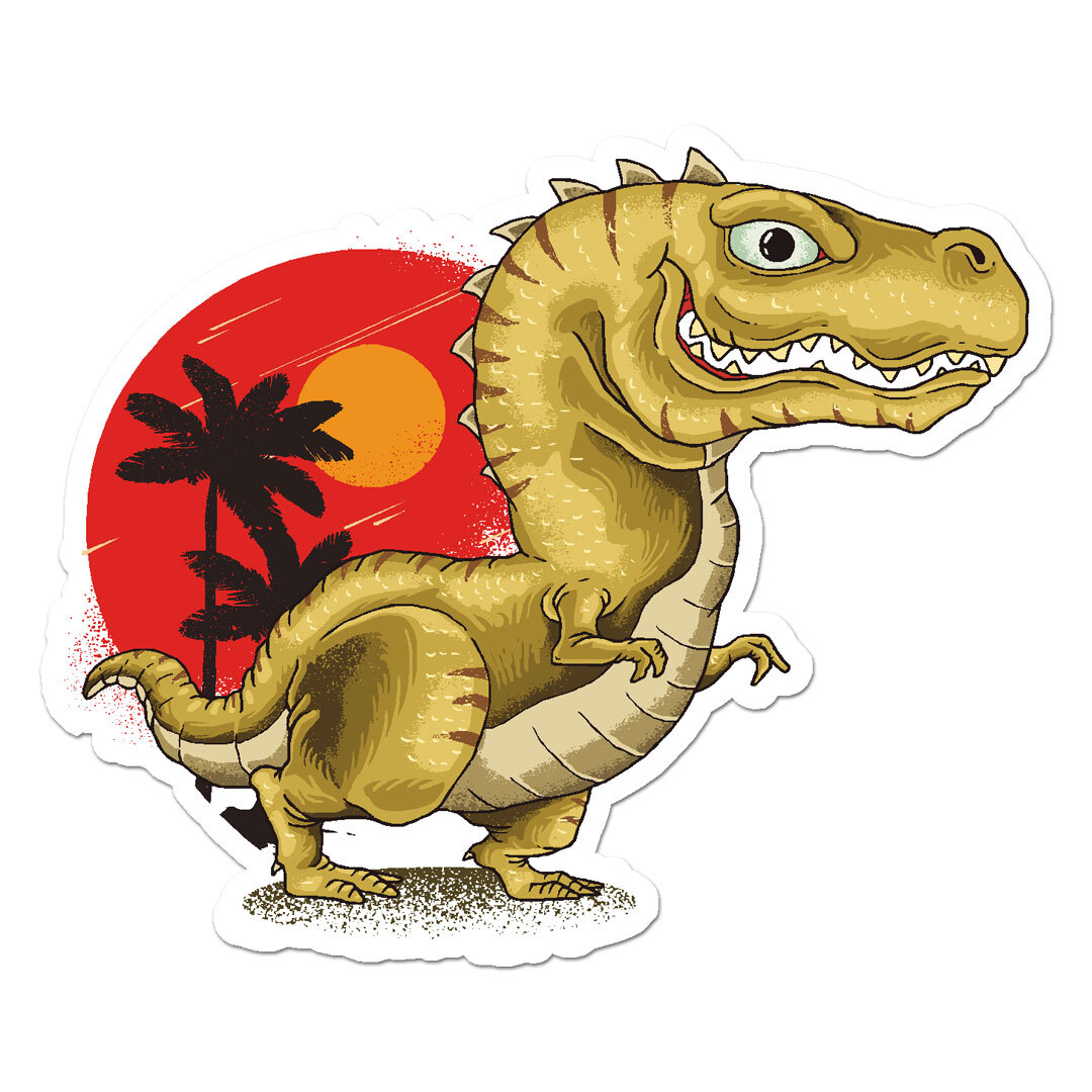 Dinosaur T-Rex Vinyl Decal Sticker - ebn9044 | eBay