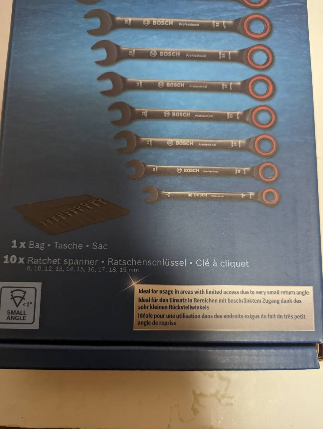 Bosch Professional (Bosch) Combination Spanner 10 Size Set 1600A016bu ...
