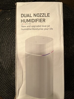 600ml Dual Nozzle Humidifier Air Aroma Ultrasonic Humidifier Diffuser ...