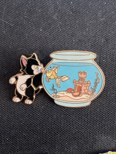 Rare Disney Auctions Pin LE 1000 Figaro Cleo Pinocchio Fish Bowl Sand ...