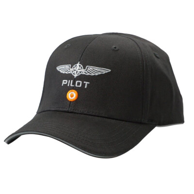 Pilot Aviation Cap by Design4Pilots - Cotton Black | eBay UK