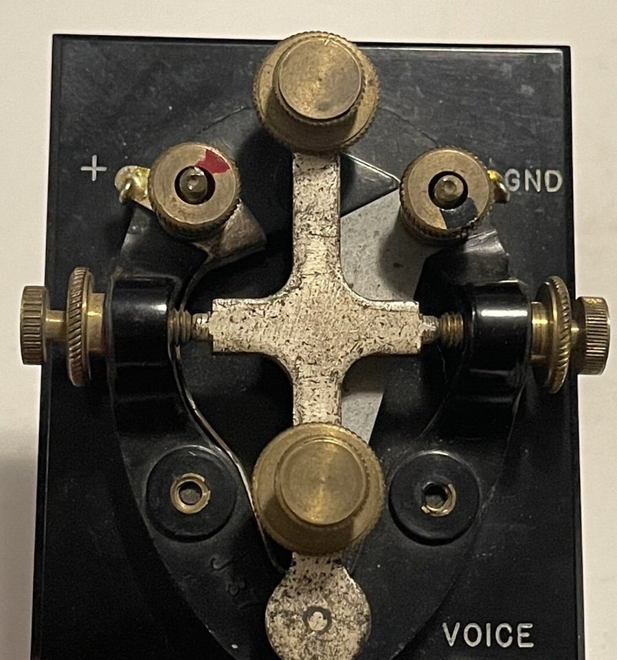 J-37 J-44 TELEGRAPH KEY BASE E F Johnson MORSE CODE KEY | eBay