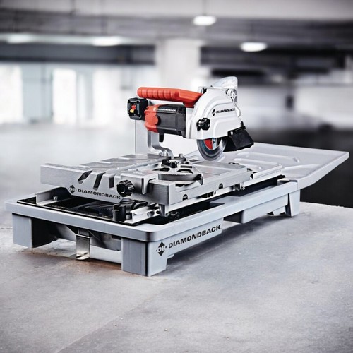 7" Wet Tile Saw Tile Cutter 10 Amp Tabletop Tile Cutter With Sliding ...