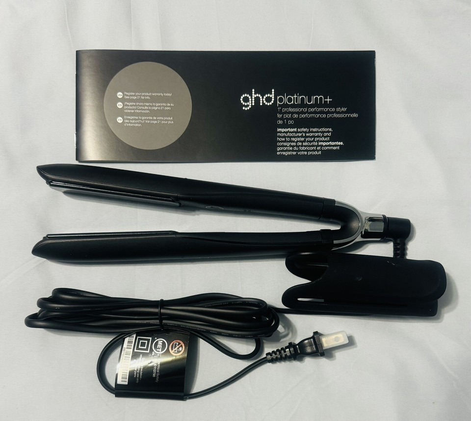 ghd Platinum+ Professional Performance 1" Styler Flat Iron - Black. AUTHENTIC | eBay