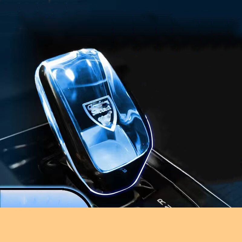 Crystal Gear Shift Knob Handle With 64 Colors LED Light For Volvo XC60 ...