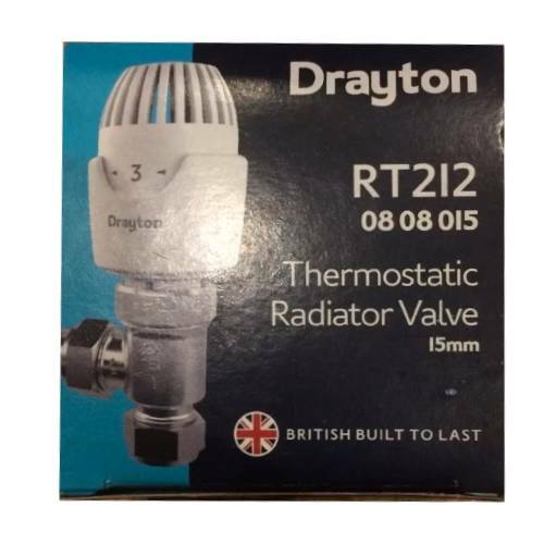 DRAYTON THERMOSTATIC RADIATOR VALVE TRV4/RT212 LOCKSHIELD | eBay UK