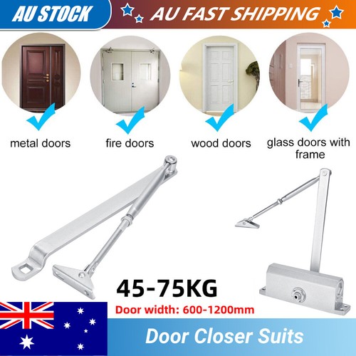 45-75KG Automatic Fire Rated Adjustable Home Door Closer Hold Open ...